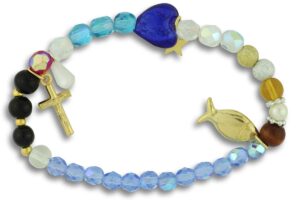 gifts catholic inc the life of jesus bracelet with beads and charms