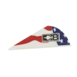 bohning american flag blazer vane (36 pack)