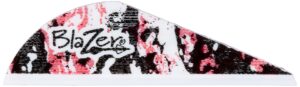 bohning true color 2" blazer vanes pink camo blazer vane, 36pk