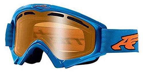 ARNETTE MINI SERIES KID'S SNOW GOGGLES AN5005 FOR SKIING AND SNOWBOARDING (Team Blue/Orange w/ Persimmon Lens)