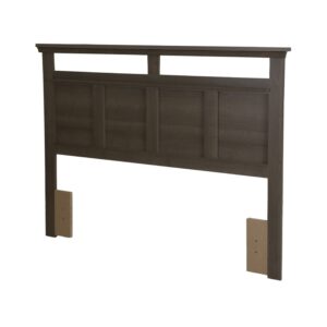 south shore versa headboard, weathered oak, gray maple