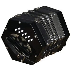 Trinity College AP-1120 Anglo-Style Concertina 20-Button - Black