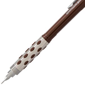 Pentel Graph Gear 800 Mechanical Drafting Pencil, 0.3mm, Brown Barrel with Lead (PG803LZBP)