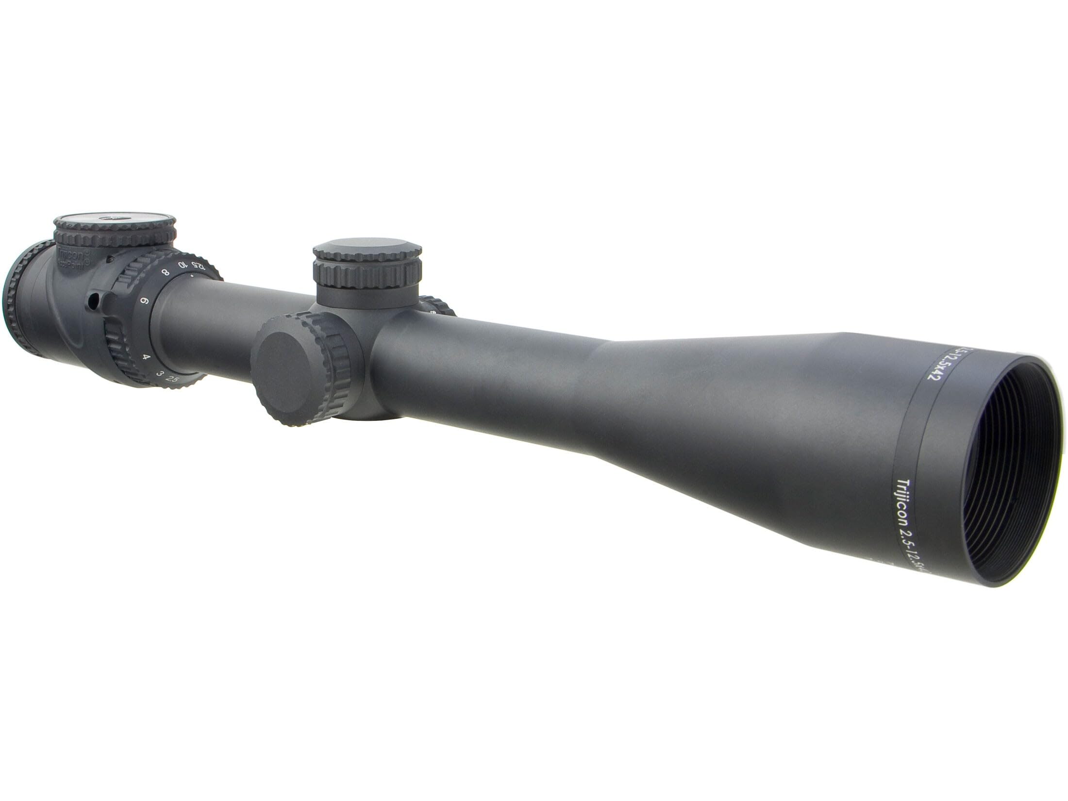 Trijicon TR26-C-200104 AccuPoint 2.5-12.5x42mm Riflescope, 30mm Main Tube, MOA-Dot Crosshair Reticle with Green Dot, Matte black