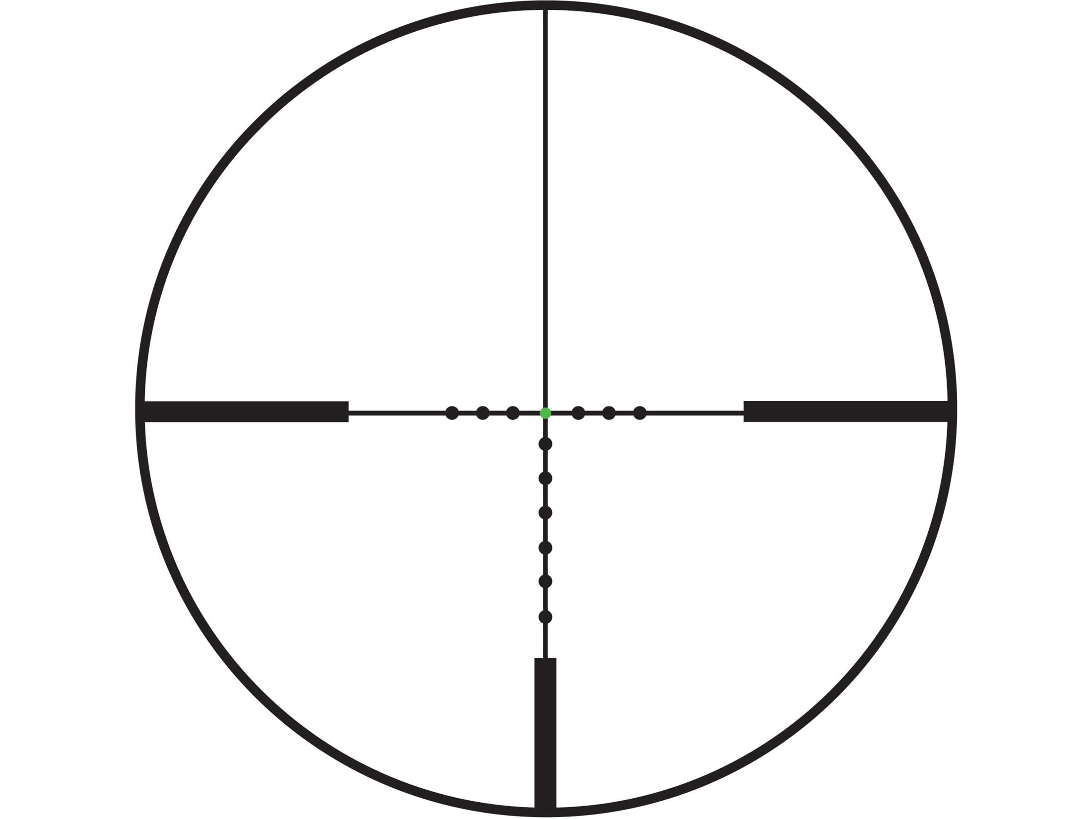 Trijicon TR26-C-200104 AccuPoint 2.5-12.5x42mm Riflescope, 30mm Main Tube, MOA-Dot Crosshair Reticle with Green Dot, Matte black