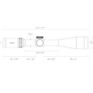 Vantage SF Riflescope 6-24x44 , 1", 1/2 Mil Dot (Wire)