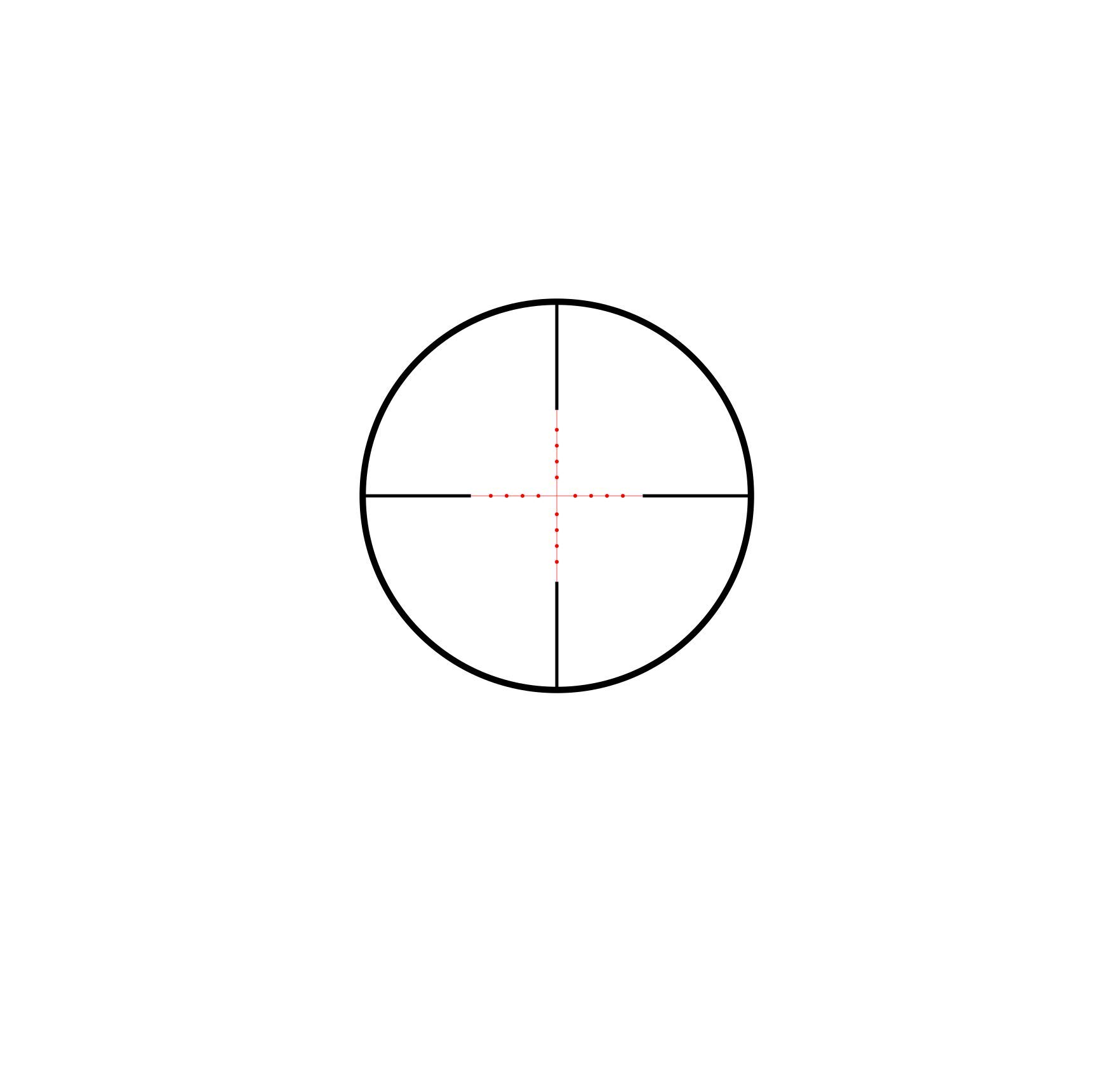 Vantage IR Riflescope 3-9X40 AO, 1", Mil Dot (Etched)