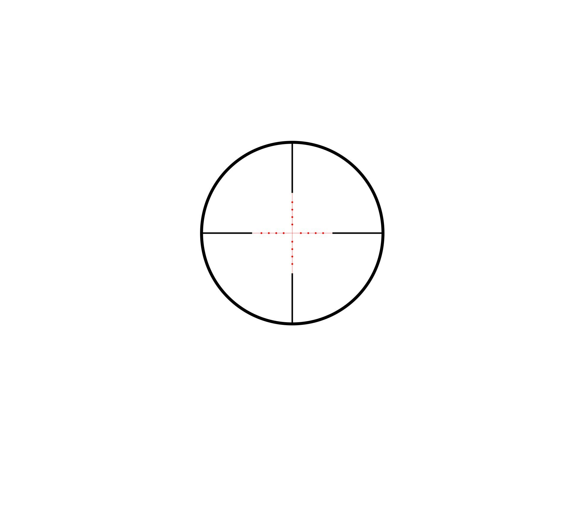 Vantage IR Riflescope 6-24x50 AO, 1", Mil Dot (Etched)