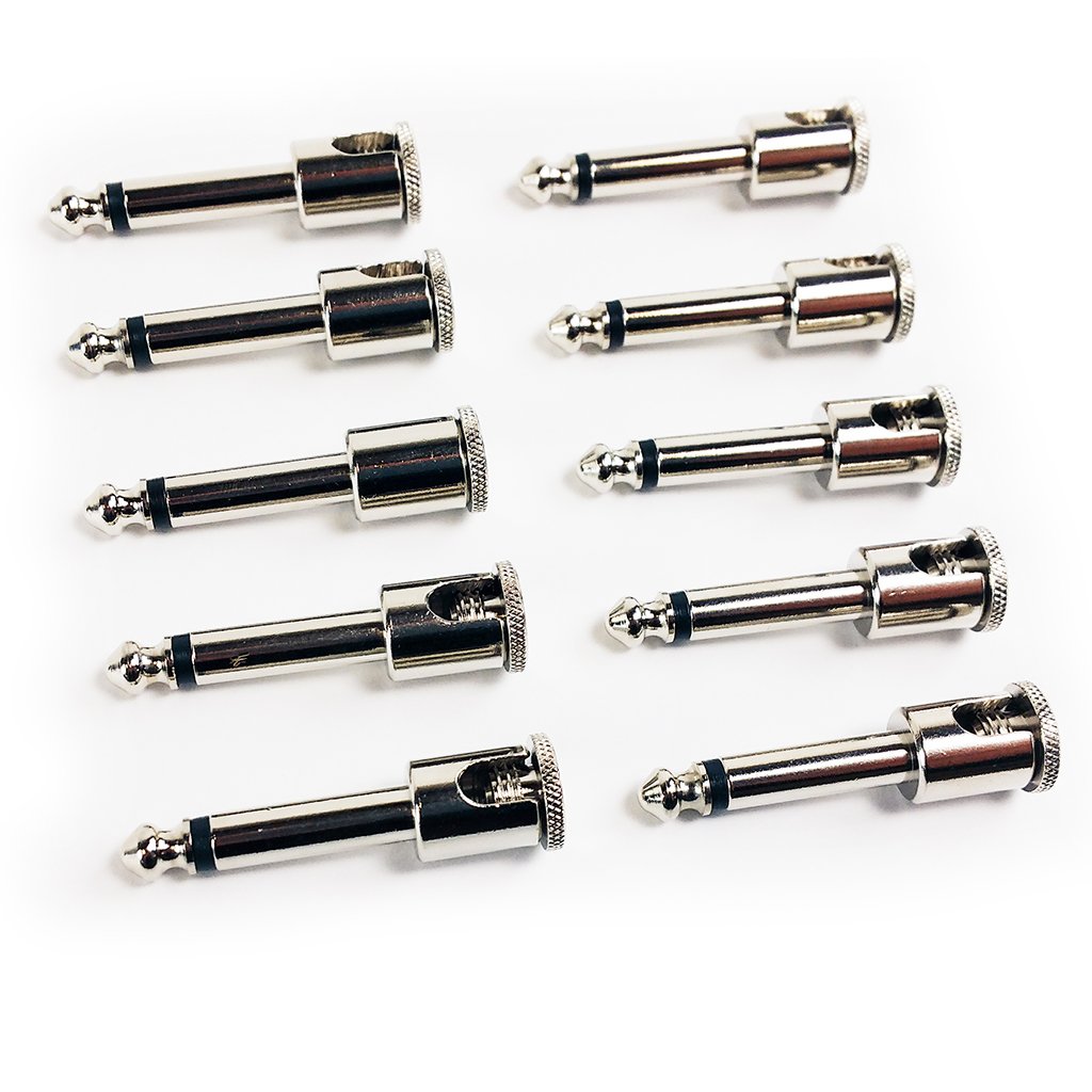 George L's .155 Plated Right Angle Plug - 10 Pack