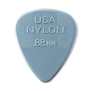 jim dunlop 44p.88 nylon standard, dark gray, .88mm, 12/player's pack, small