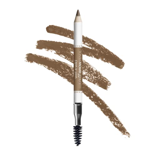 Eyebrow Makeup By wet n wild Color Icon Brow Pencil, Blonde Moments, Light Brown Eyebrow Pencil and Brush