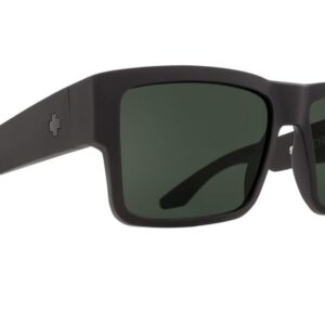 Spy Optic Cyrus Sunglasses Soft Matte Black with Happy Gray Green Lens