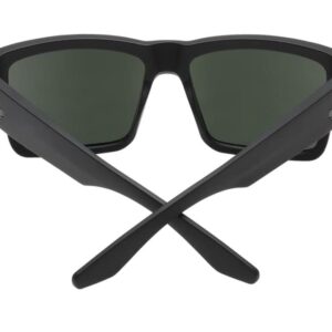 Spy Optic Cyrus Sunglasses Soft Matte Black with Happy Gray Green Lens