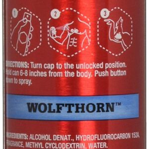 Old Spice Wild Collection Re-Fresh Deodorant Body Spray, Wolfthorn 3.75 oz (Pack of 4)