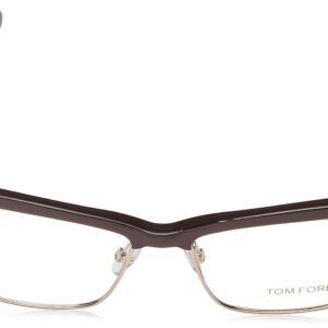 Tom Ford Rectangular Eyeglasses TF5364 048 Size: 53mm Pearl Brown/Gold FT5364