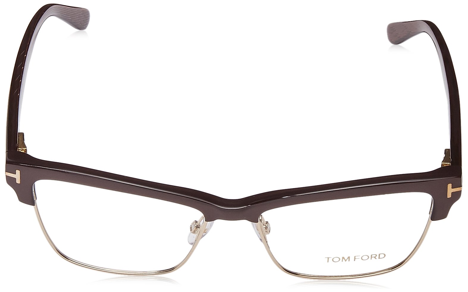 Tom Ford Rectangular Eyeglasses TF5364 048 Size: 53mm Pearl Brown/Gold FT5364