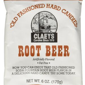 ROOT BEER HARD CANDY6OZ by CLAEYS CANDIES MfrPartNo 686, 6.0 oz