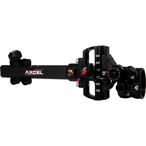 Axcel Archery Sights AccuTouch Carbon Pro Sight with X-41 Scope .019, Right Hand/Left Hand