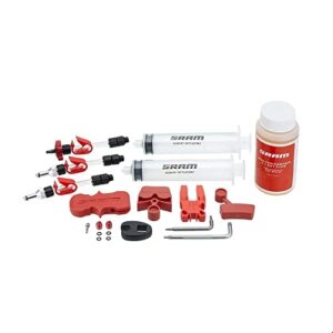 sram standard disc brake bleed kit - for sram x0, xx, guide, level, code, hydror, and g2, with dot fluid