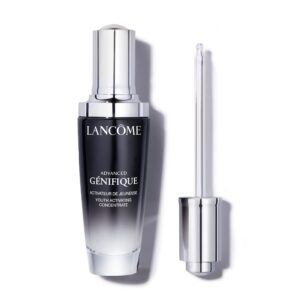 lancôme advanced génifique radiance boosting anti-aging face serum - visibly hydrates & plumps skin - with bifidus prebiotic, hyaluronic acid & vitamin cg, 1.7 fl oz