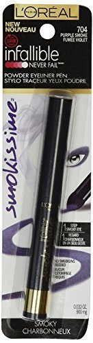 Loreal Paris Infallible Smokissime Purple Smoke 704 Powder Eyeliner -- 2 per case.