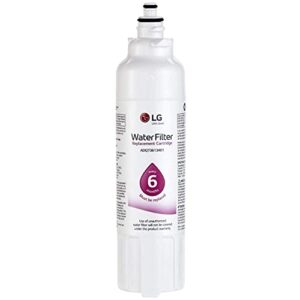 lg lt800p- 6 month / 200 gallon capacity replacement refrigerator water filter (nsf42 and nsf53) adq73613401, adq73613408, or adq75795104 , white