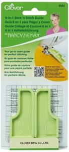 clover needlecrafts stick n stitch tool, 52, green