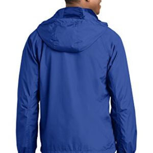 Sport-Tek Hooded Raglan Jacket XL True Royal