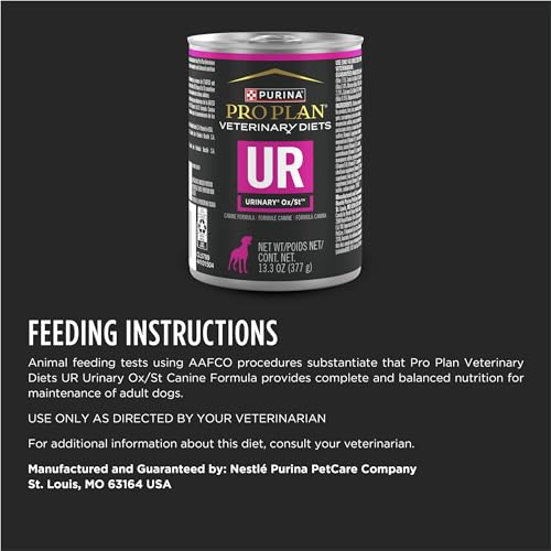 Purina Pro Plan Veterinary Diets UR Urinary Ox/St Canine Formula Wet Dog Food - (Pack of 12) 13.3 oz. Cans