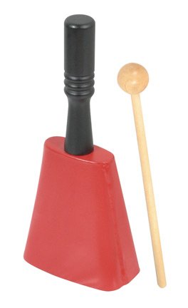 EZ Grip Cowbell w/Handle & Beater - Red