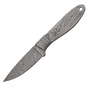 szco supplies full tang damascus blade, 8"