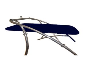 reborn pro1580 navy blue wakeboard flat tower bimini top