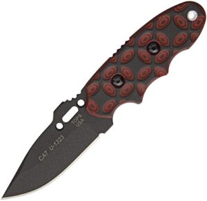 tops knives c.a.t. 200 rocky mountain bull's-eye fixed blade hunters point 200h-02