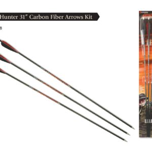 Marksman 3368 31" Carbon Arrow Kit with /3 Arrows