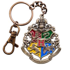 the noble collection hogwarts crest key chain