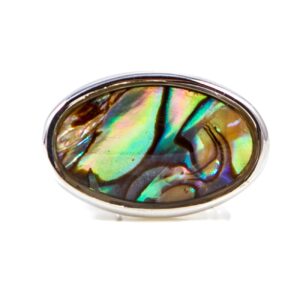 MRCUFF Abalone 4 Pairs Cufflinks in a Presentation Gift Box & Polishing Cloth