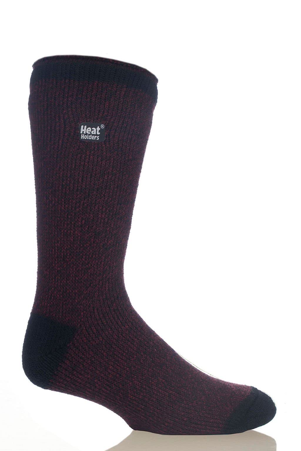 Heat Holders Men's Twist Socks Black/Grey Twist/Men's 7-12 in Mens 7-12