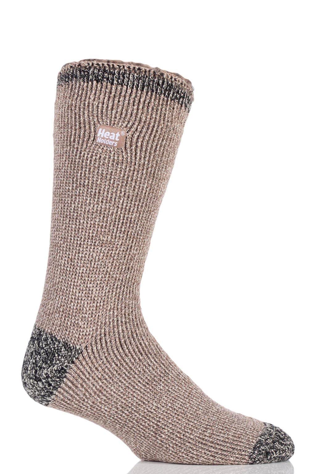 Heat Holders Men's Twist Socks Black/Grey Twist/Men's 7-12 in Mens 7-12