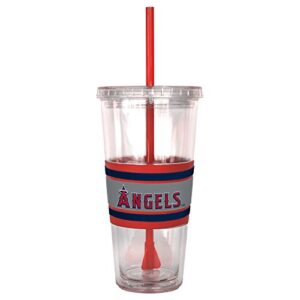 MLB Los Angeles Angels Hype Straw Tumbler, 22-ounce