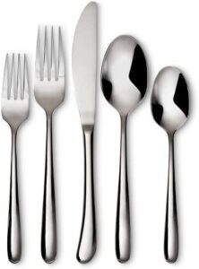 threshold kayden stainless steel 20 piece flatware set - serves 4