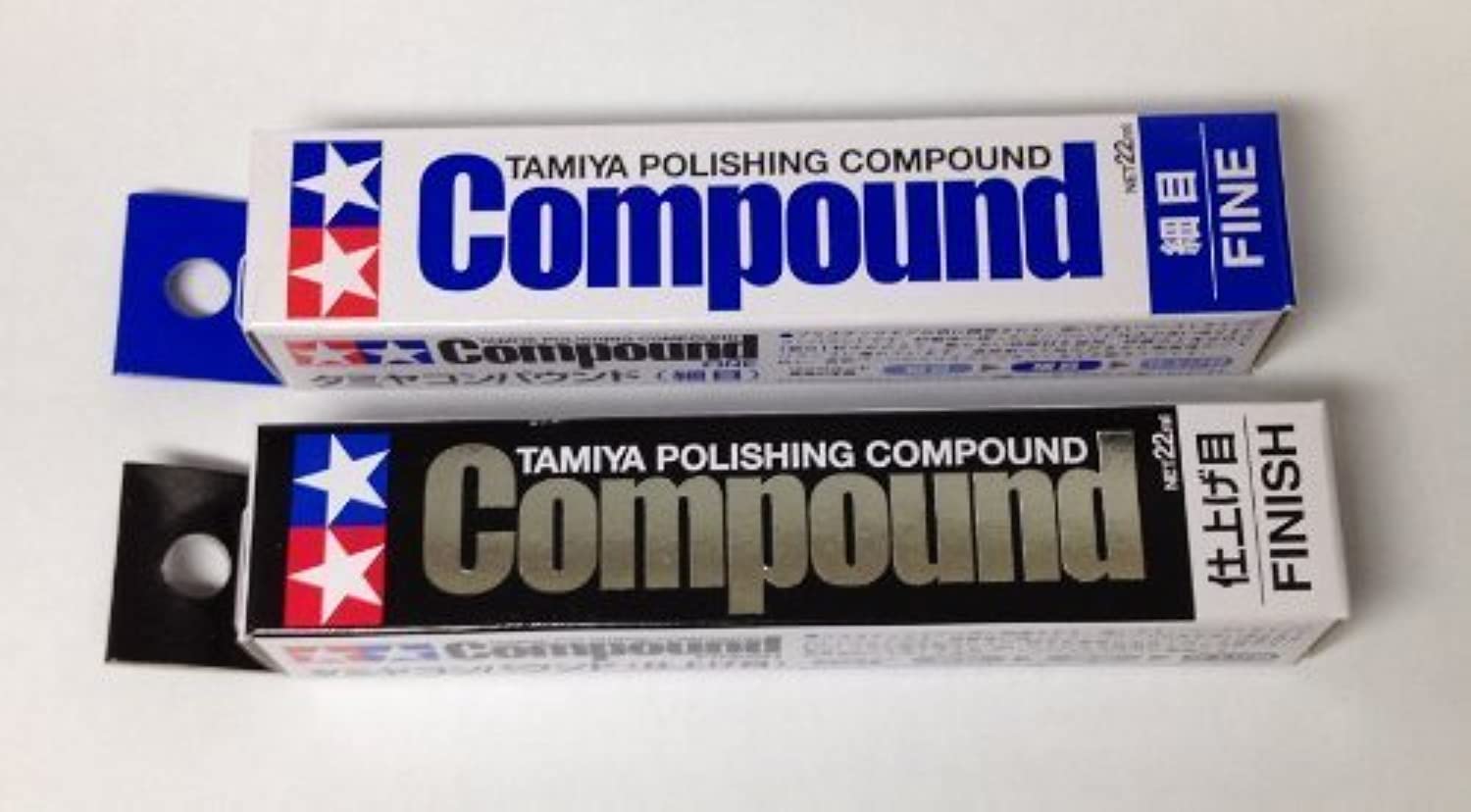 TAMIYA Polishing Compound Fine and Finish SET