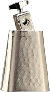 sound percussion labs baja percussion hammered chrome cowbell 4.5 in.