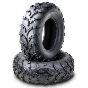 wanda atv/utv tires 25x8-12 25x8x12 6-ply light mud tires, set 2-10243