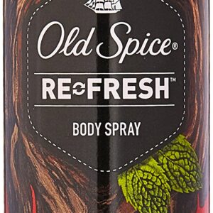 Old Spice Re Fresh Body Spray - Fresher Collection 3.75 OZ (Pack of 2)