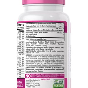 Hair Skin and Nails Vitamins | 60 Caplets | with Biotin and Collagen | Non-GMO and Gluten Free Supplement for Women and Men | by Nature's Truth