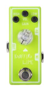 tone city kaffir lime overdrive. powerful tonal response. a mighty mini !