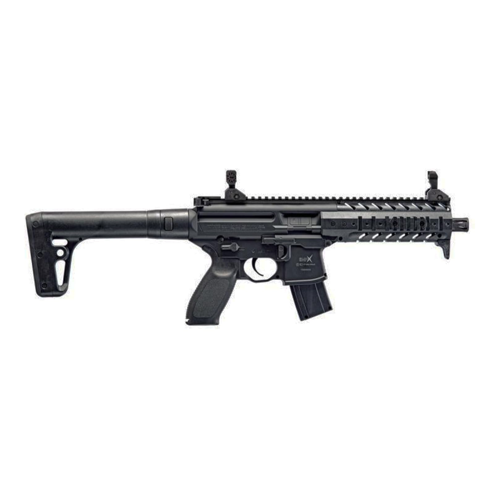 SIG SAUER MPX Semi-Auto 88Gr CO2-Powered 30rd .177 Caliber Pellet Air Rifle | Accurate High-Performace CO2 Airgun for Shooting Training & Practice