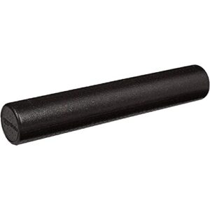 amazon basics high-density round foam roller for exercise and recovery - 36 inch, black