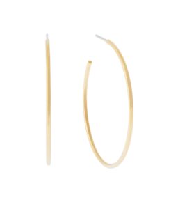 michael kors gold-tone hoop earrings