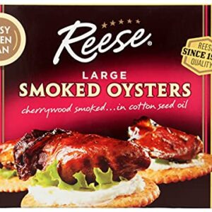 Reese Large Smoked Oysters - 3.7 oz